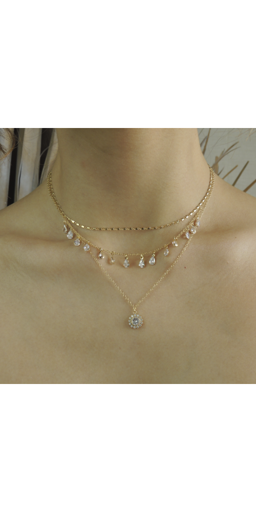 Choker de aro torcido no ouro | Revenda Oh My Gold