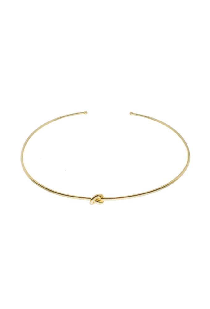 Choker de aro com nó | Revenda Oh My Gold