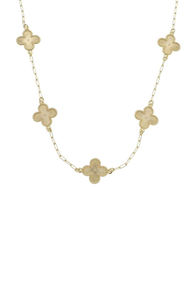 Colar de trevo no ouro | Revenda Oh My Gold
